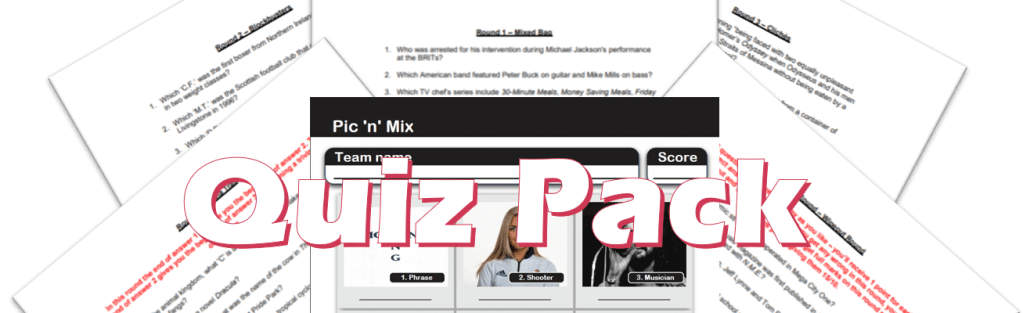 Free Quiz Pack – Pub Quiz Questions