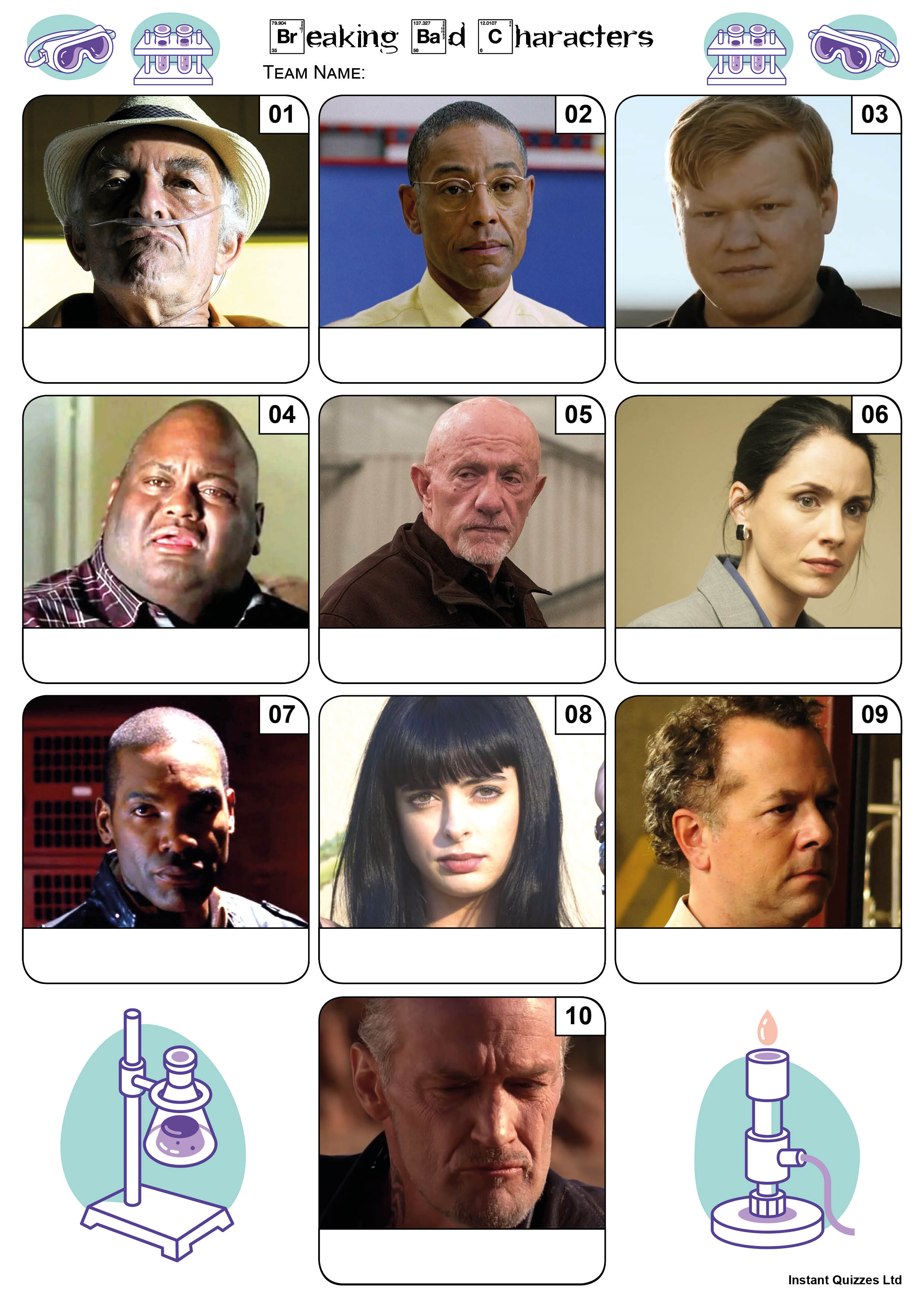 Breaking Bad Picture Quizzes – Pub Quiz Questions