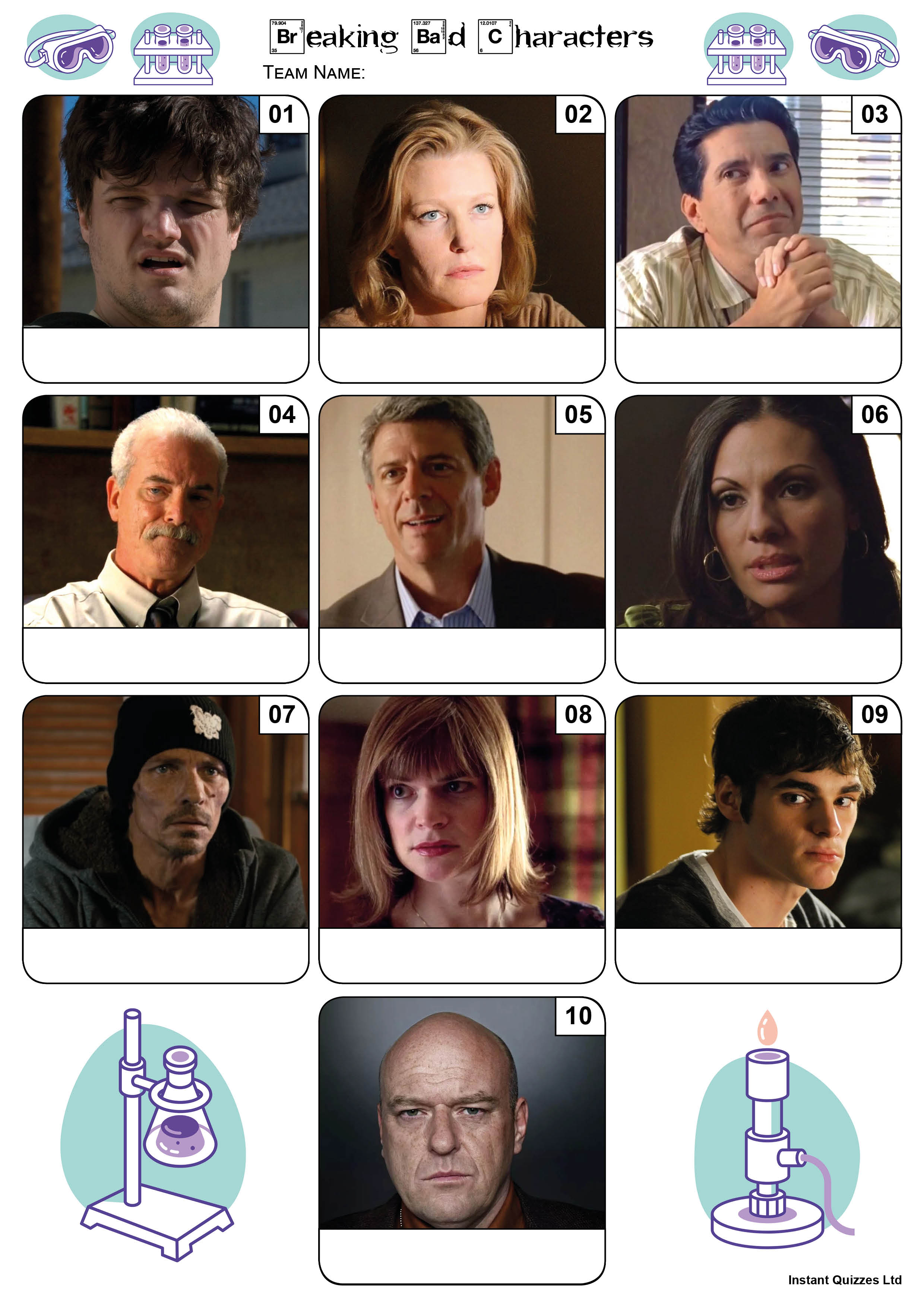 Breaking Bad Picture Quizzes – Pub Quiz Questions
